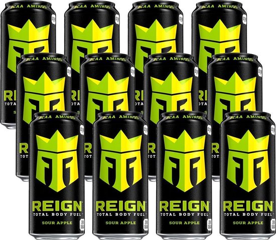 Reign Total Body Fuel - Sour Apple (12x500ml) | bol
