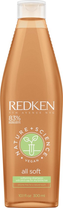 Redken Natural Science All Soft Shampoo Anti Roos - Shampoo - 300 ml ...
