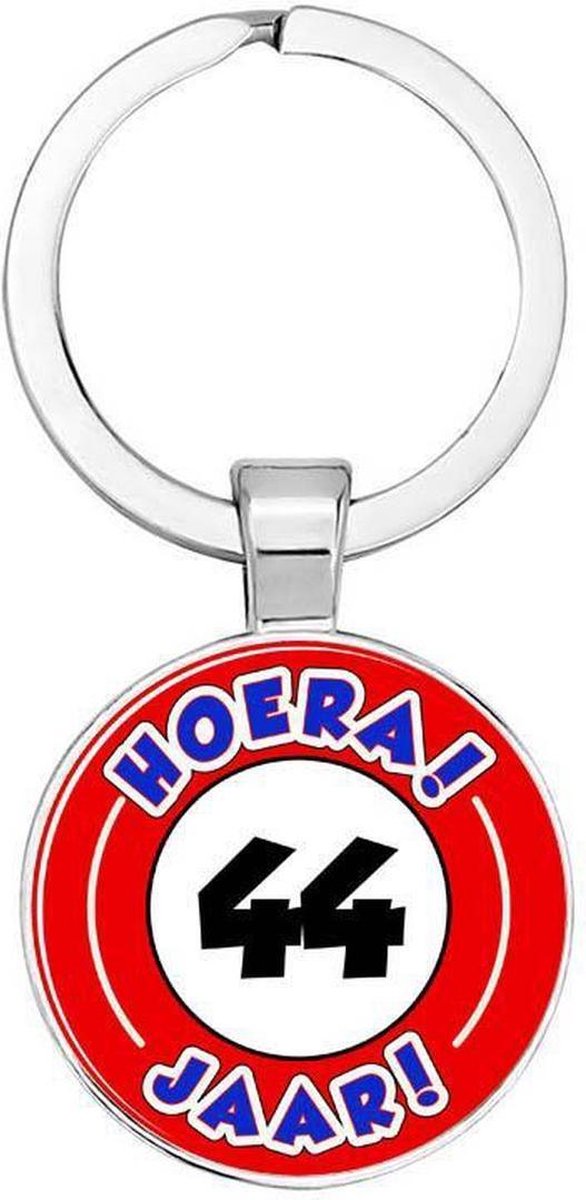 Akyol - Hoera 44 jaar Sleutelhanger - Verjaardag - Jarige job - Leuke ...