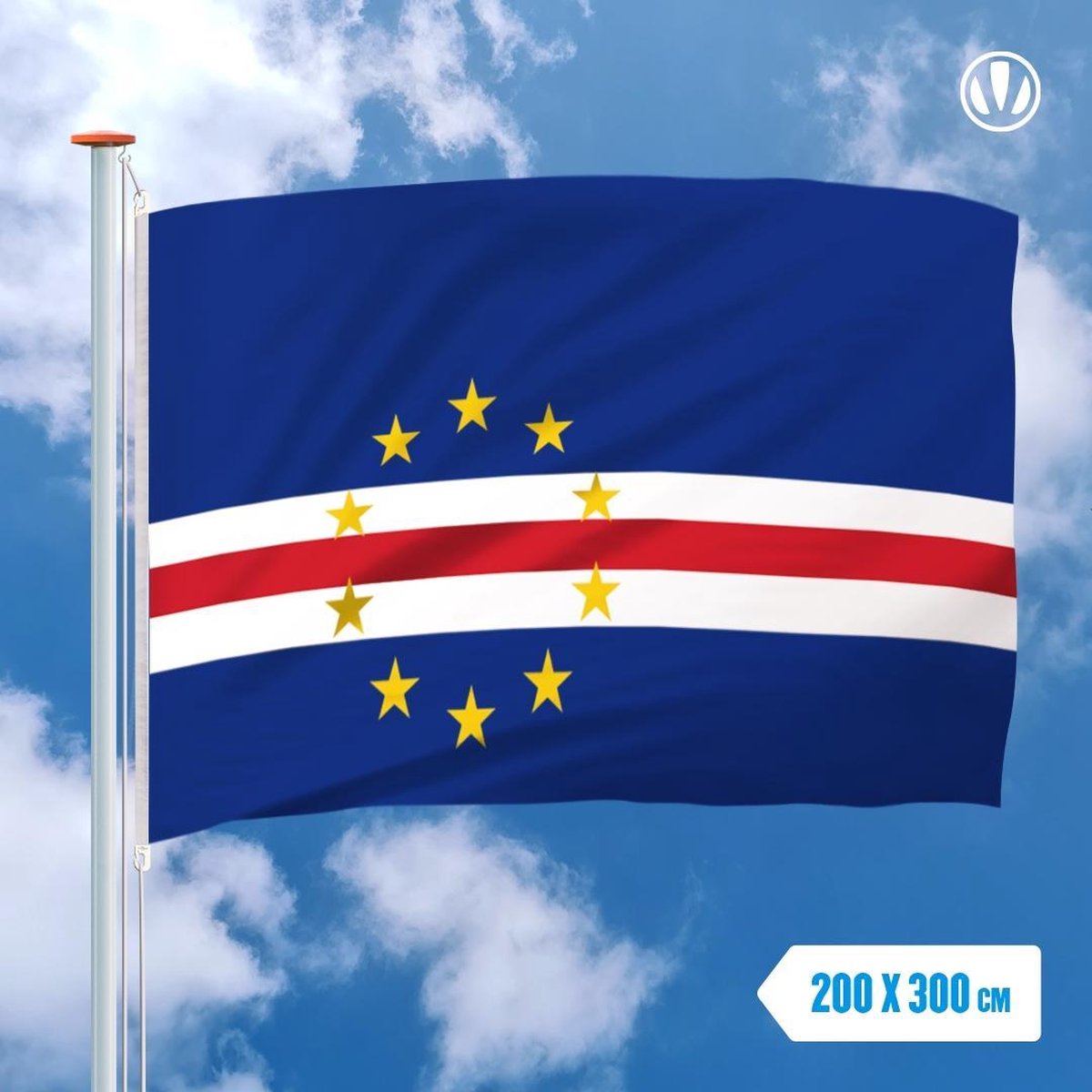 Drapeau Îles du Cap-Vert 200x300cm | bol.com