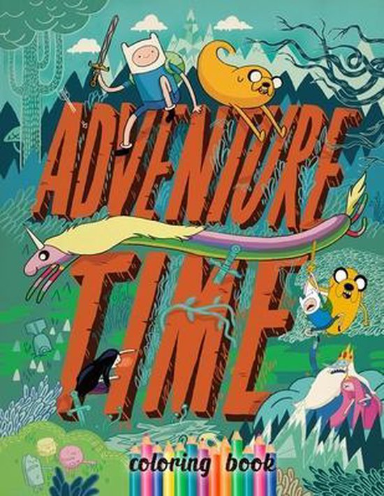 ADVENTURE TIME Coloring Book: Over 60 Pages of High Quality ADVENTURE ...