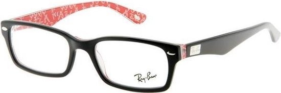 Leesbril Ray-Ban RX5206-2479-52 zwart/rood | bol