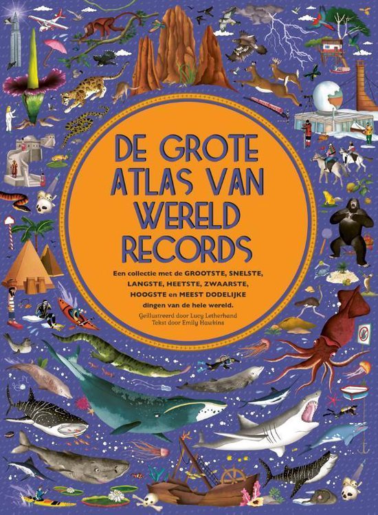 De grote atlas van wereldrecords, Emily Hawkins | 9789047628828 ...
