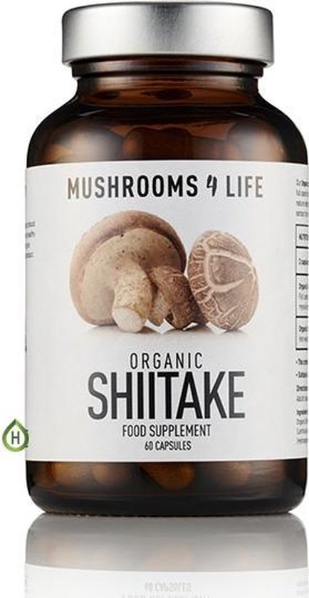Mushrooms4Life / Shiitake Paddestoel Biologisch – 60 caps | bol