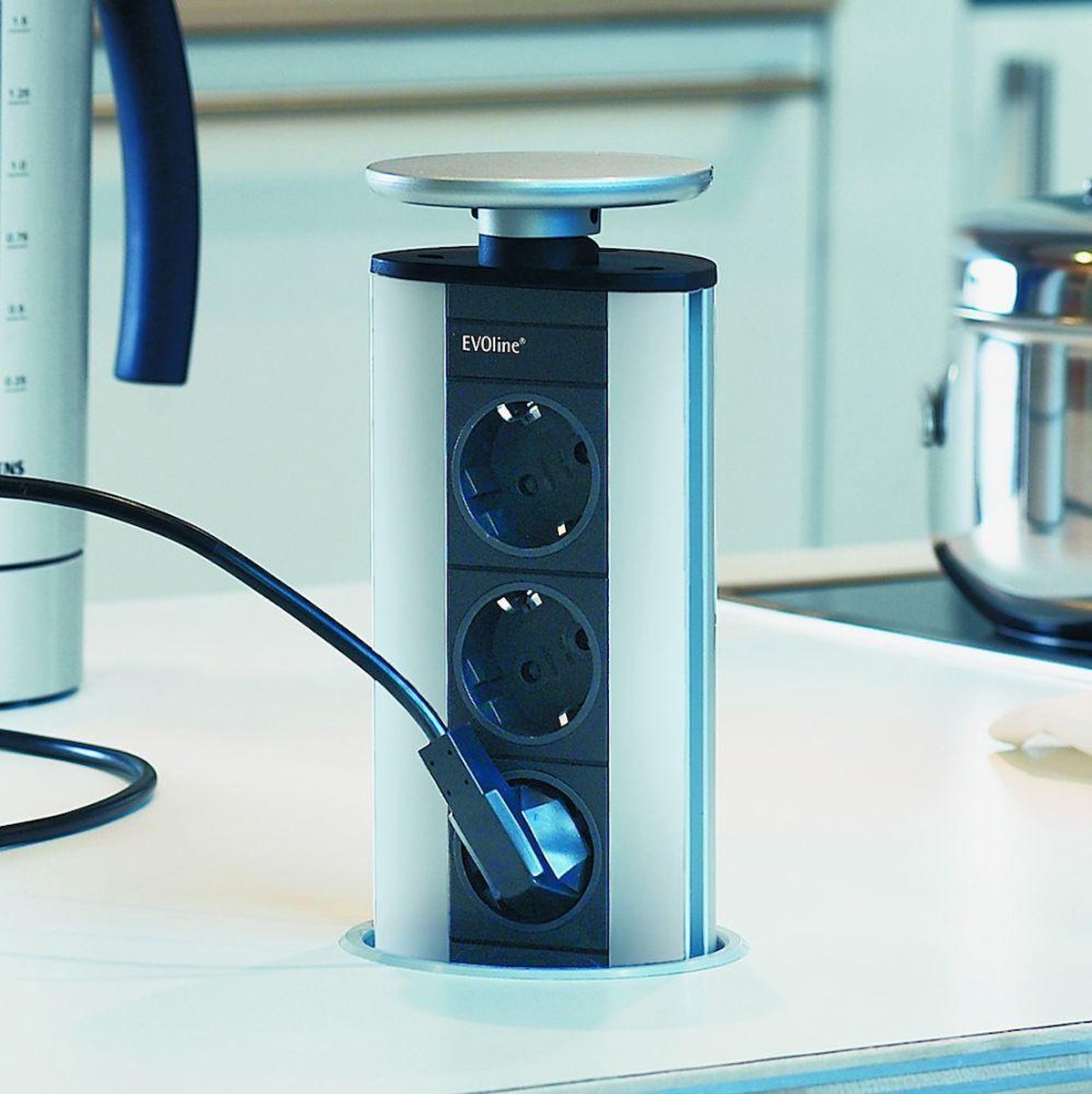 bol.com | Schulte Stopcontact Evoline Powerport 3st met 3 contactdozen ...