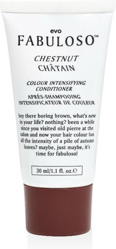 Evo Fabuloso Chestnut Colour Intensifying Condi - 30ml | bol