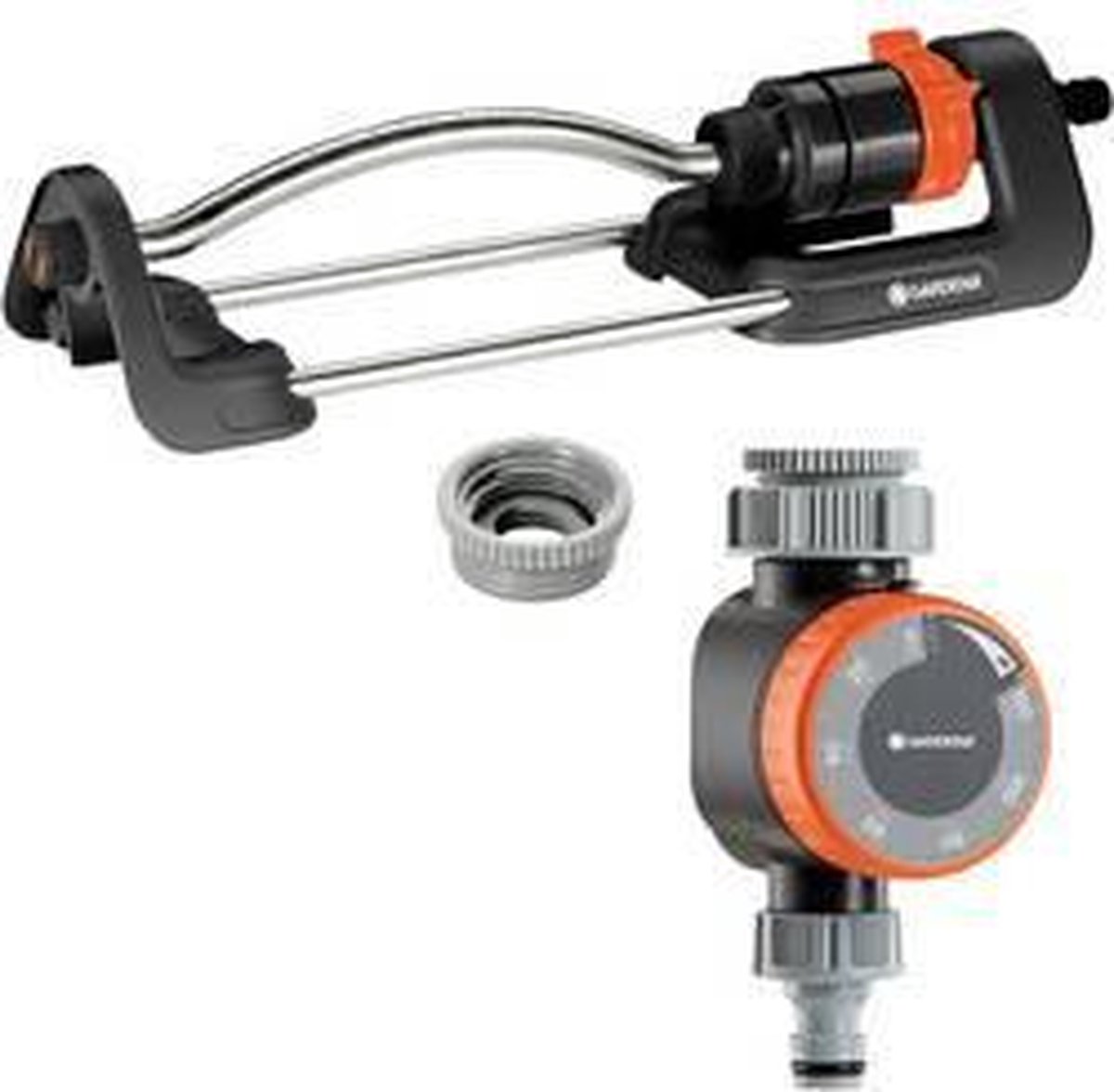 GARDENA Sproeier met timer - 18701-32 Aqua S Set Zwenksproeier met ...