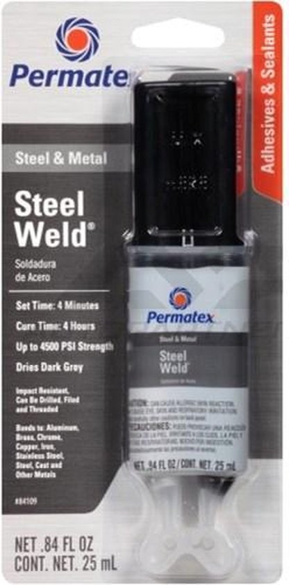 Permatex® 2-componenten Epoxylijm voor metaal 84109 | bol