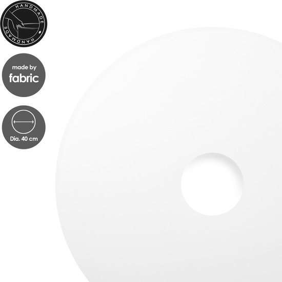 Home Sweet Home Diffuser voor Lampenkap Open Rond van stof - Wit ...