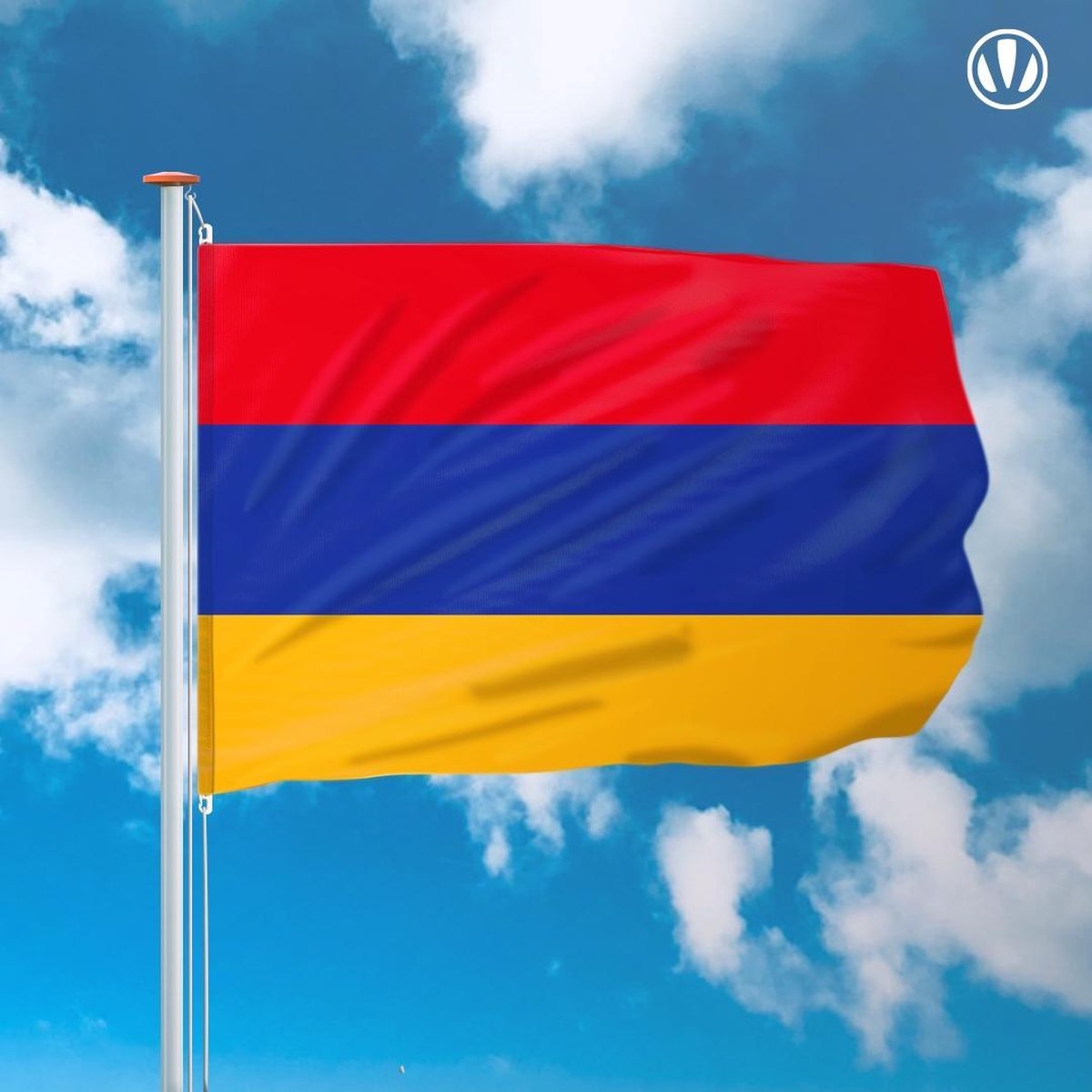 Vlag Armenië 150x225cm - Spunpoly | bol.com