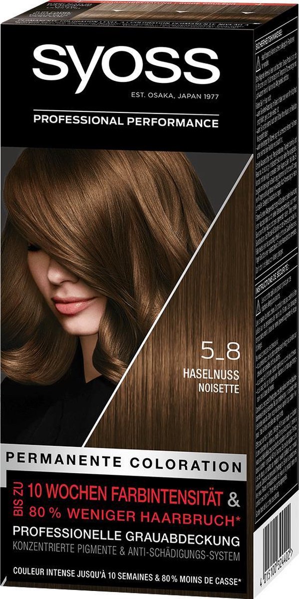SYOSS Professional Performance 5-8 haarkleuring Bruin-Haarverf. | bol.com