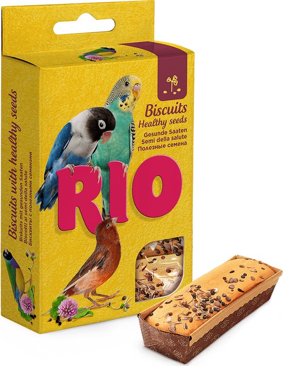 RIO Biscuits met gezonde zaden voor alle soorten vogels 5x7 gram | bol