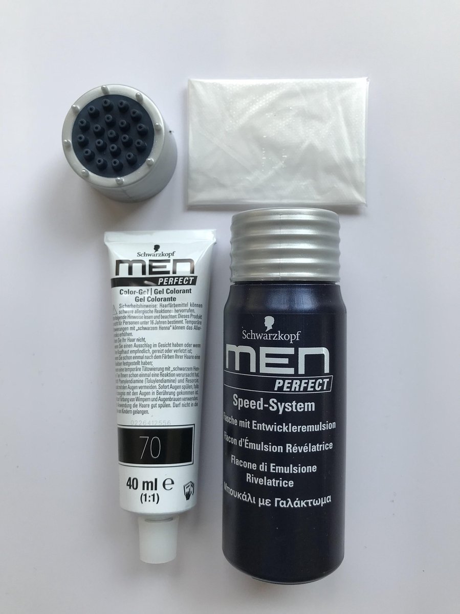 2 stuks Schwarzkopf Men Perfect 30 - Middelblond - haarkleuring - gel - haarverf... | bol