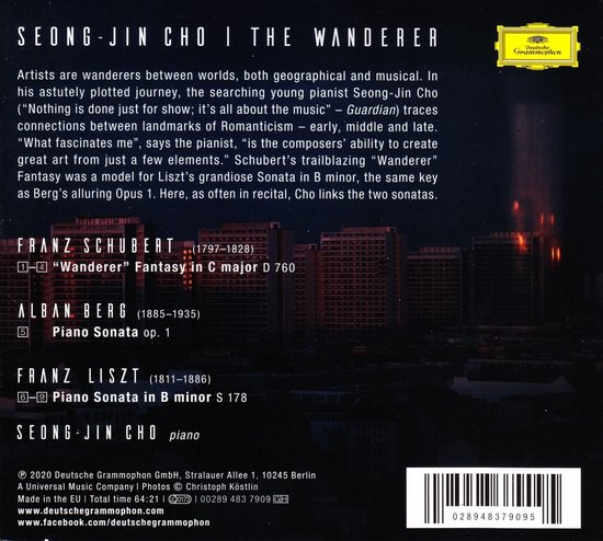 Seong-Jin Cho - The Wanderer (CD), Seong-Jin Cho | Muziek | bol