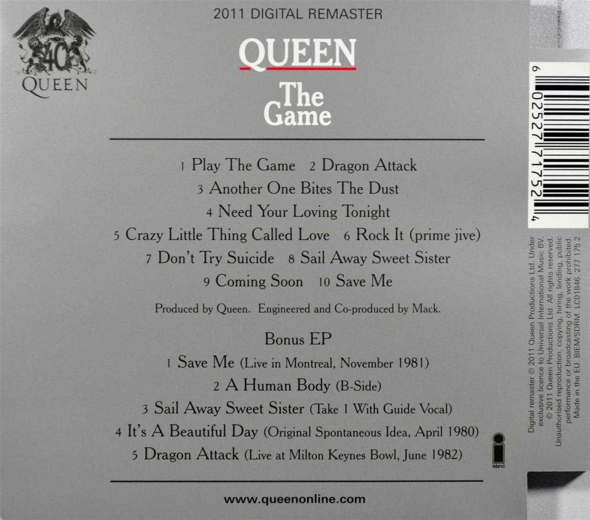 Queen - The Game (2 CD) (Deluxe Edition) (Remastered 2011), Queen | CD (album) | Muziek | bol.com