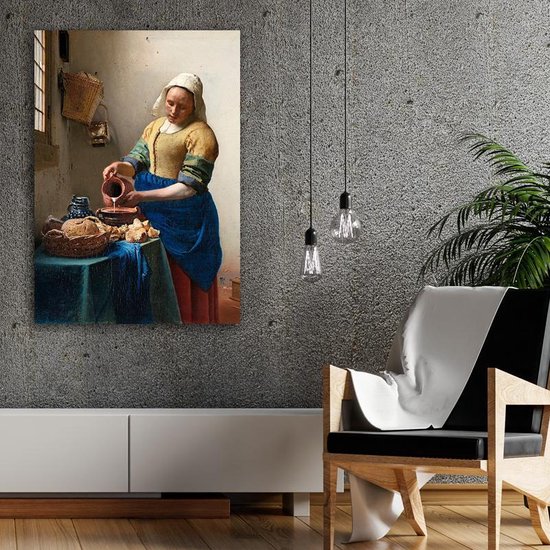 Het Melkmeisje (Johannes Vermeer) poster - A4 | bol