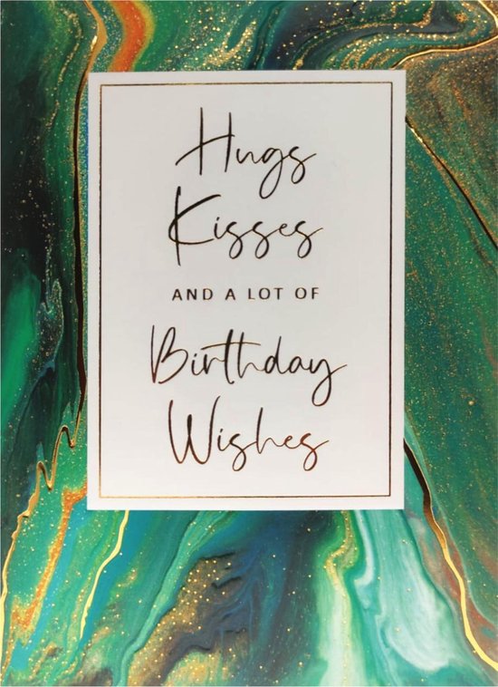 Wenskaart - Lot of birthday wishes - Gold Rush - Een Stuk - GLD033 | bol