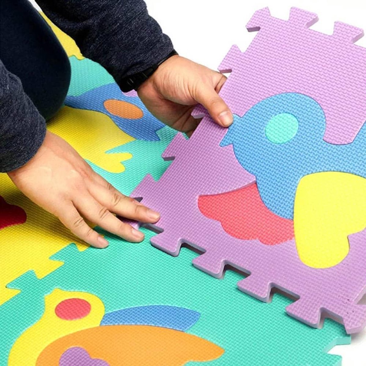 Puzzelmat Dieren Afbeeldingen - Speelkleed Voor Kinderen - Foam ...