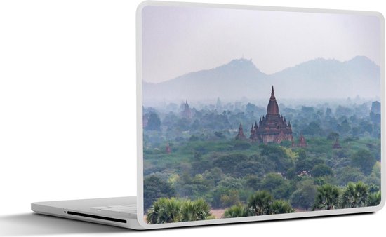 Laptop sticker - 15.6 inch - Tempel in Myanmar | bol