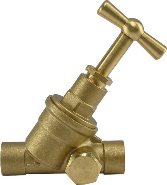 Wiesbaden Plumb Stopkraan 15mm g keur capxcap met aftap | bol.com