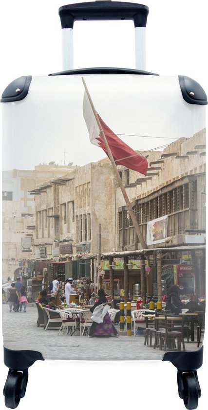 Valise - Marché à Doha au Qatar - 35x55x20 cm - Bagage à main - Trolley ...