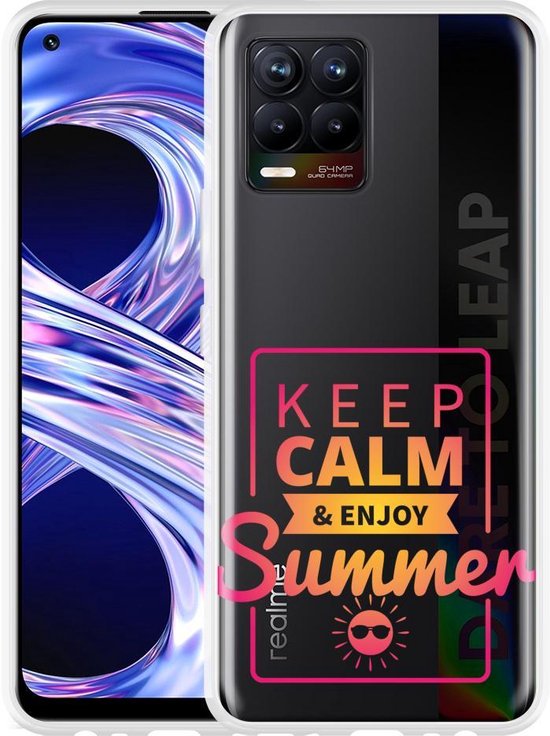 Realme 8 Hoesje Summer Time - Designed by Cazy | bol.com
