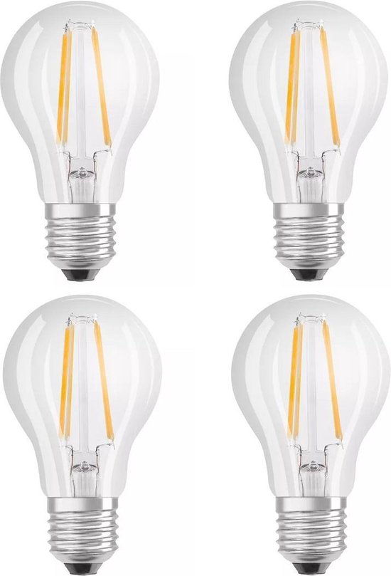 OP=OP 4 stuks Osram led Dag/Nacht sensorlamp E27 4W 470lm 4000K Niet dimbaar A60 | bol