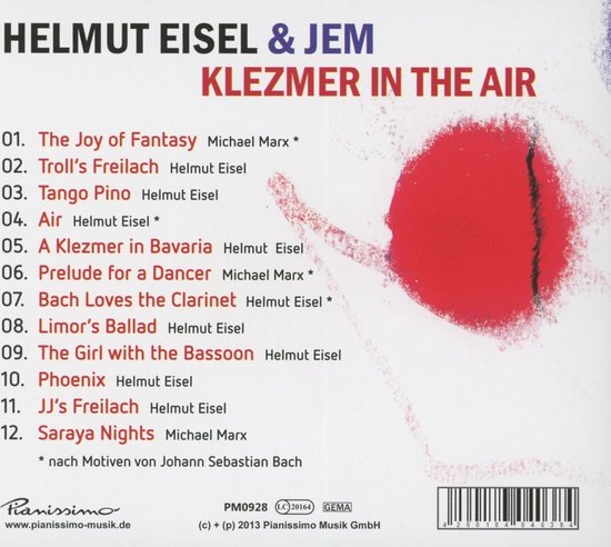 Helmut Eisel & Jem - Klezmer In The Air (CD), Helmut Eisel & Jem | CD ...