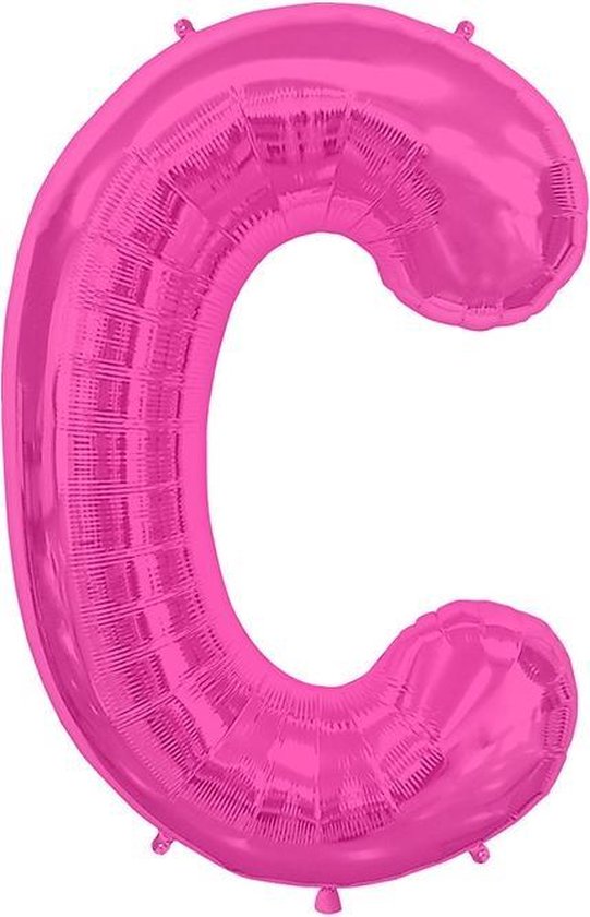 Letter C Magenta helium 86cm | bol