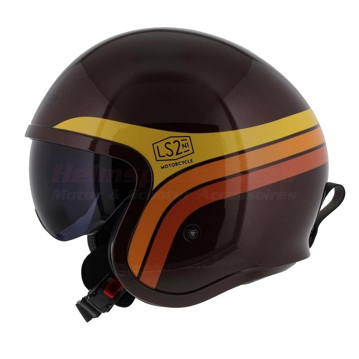LS2 OF599 Spitfire Sunrise motorhelm | bol.com