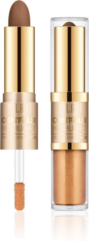 Milani Contour & Highlight Cream & Liquid Duo - 05 Deep/Dark | bol.com