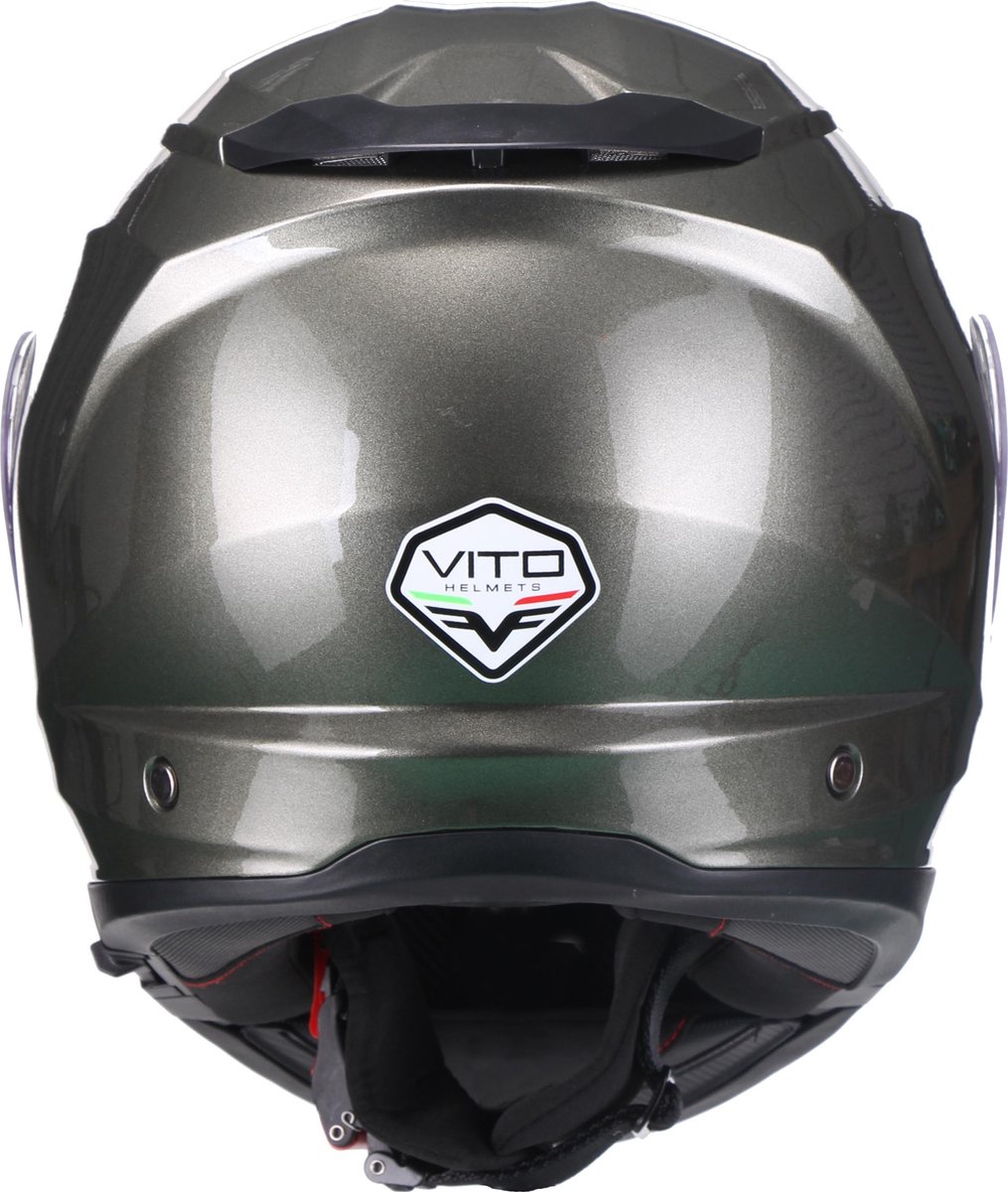 HELM VITO SYSTEEMHELM FURIO GUN METAL S Motor & Scooter | bol.com