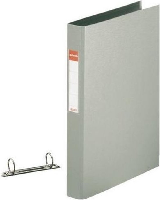 Ringband map/ordners 2 gaats A4 grijs - Documenten/papieren opbergen ...