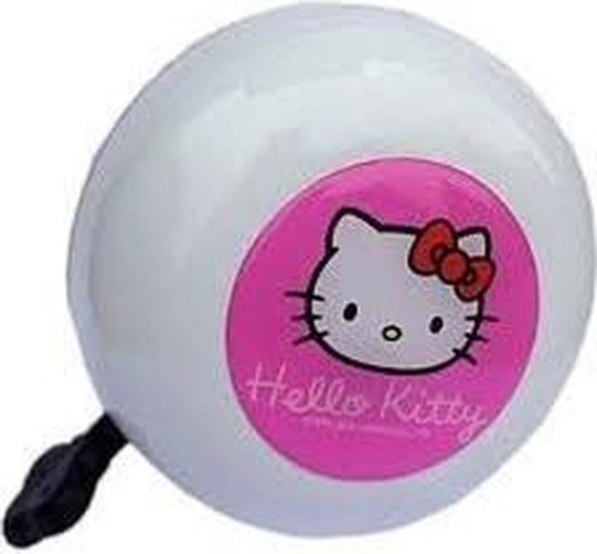 Hello Kitty Ding Dong fietsbel 80mm Wit | bol