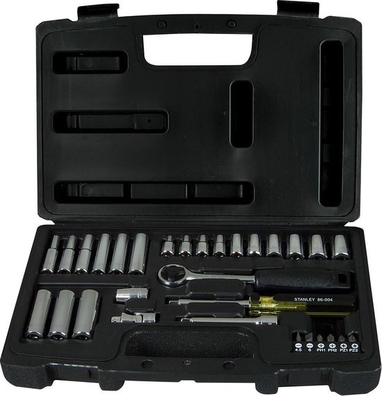 Stanley 1/4" Dopsleutelset (30 delige Set) | bol.com
