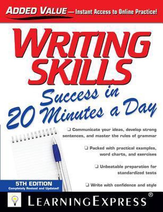 Writing Skills Success in 20 Minutes a Day, Learningexpress ...