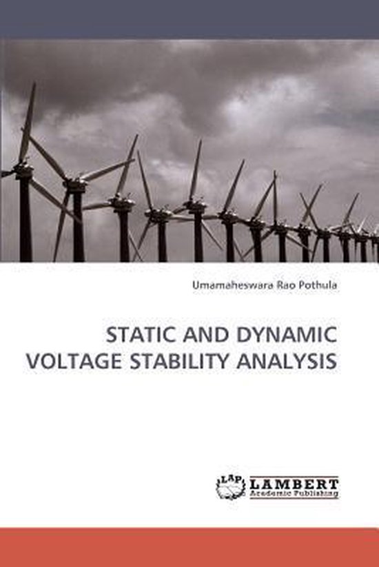 Static and Dynamic Voltage Stability Analysis | 9783838331546 | Umamaheswara Rao... | bol.com