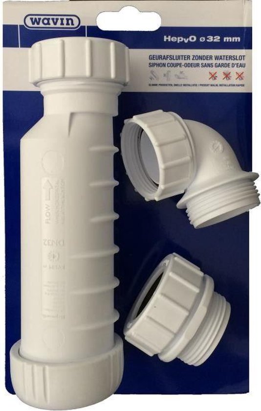Wavin Hepvo geurafsluiter zonder waterslot 32mm | bol.com