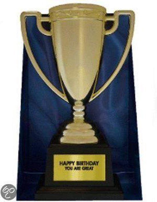 Trofee beker Happy Birthday | bol