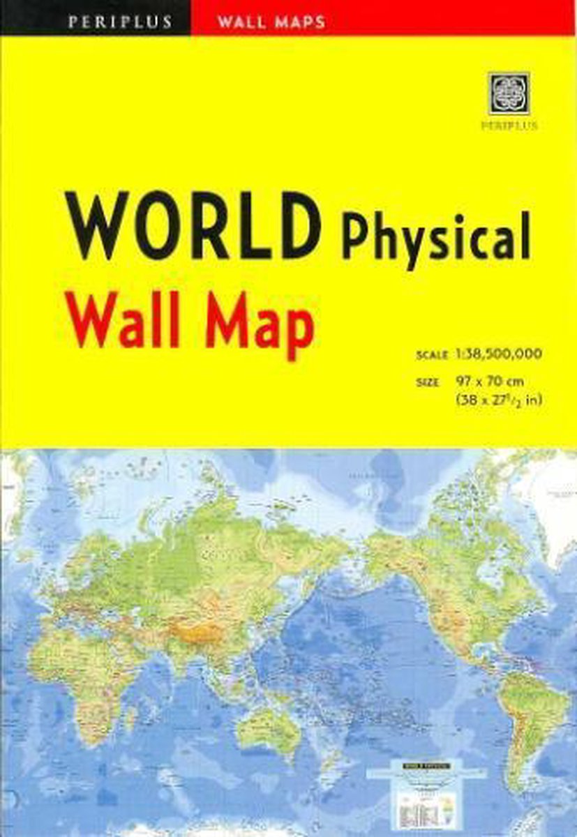 World Physical Wall Map | 9780794604523 | Boeken | bol