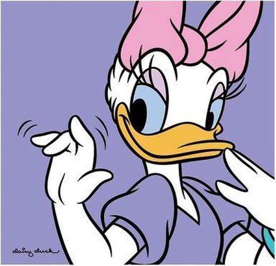 Katrien Duck poster van karton 40 x 40 cm | bol