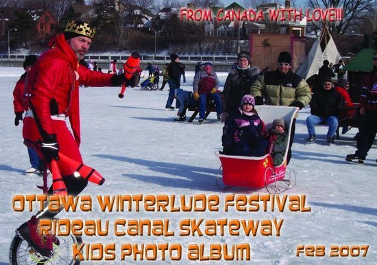 Ottawa Winterlude Festival - Rideau Canal Kids! Photo Album - Feb 2007 ...