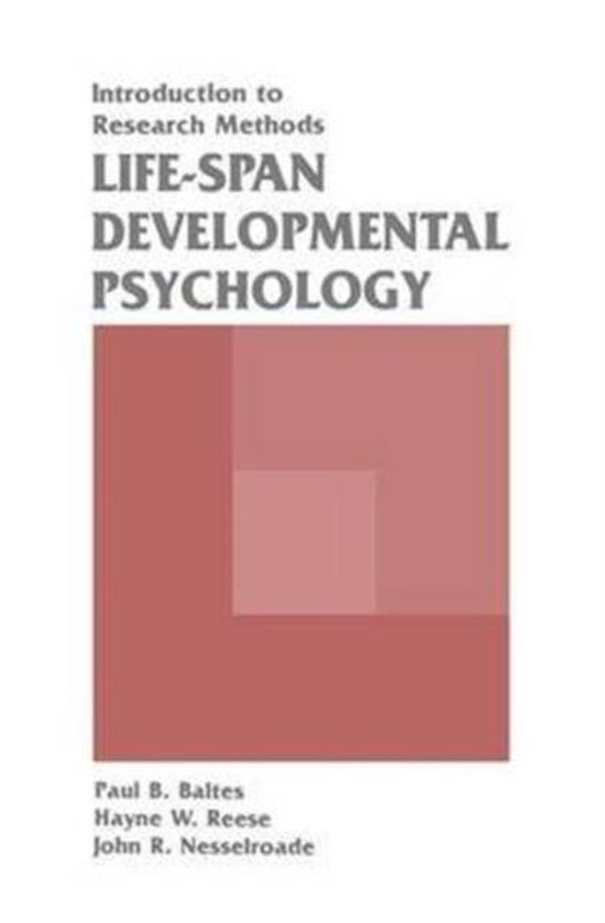 Life-span Developmental Psychology | 9781138146327 | Paul B. Baltes ...