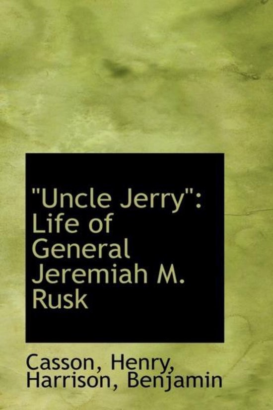 Uncle Jerry, Casson Henry | 9781113205629 | Boeken | bol.com