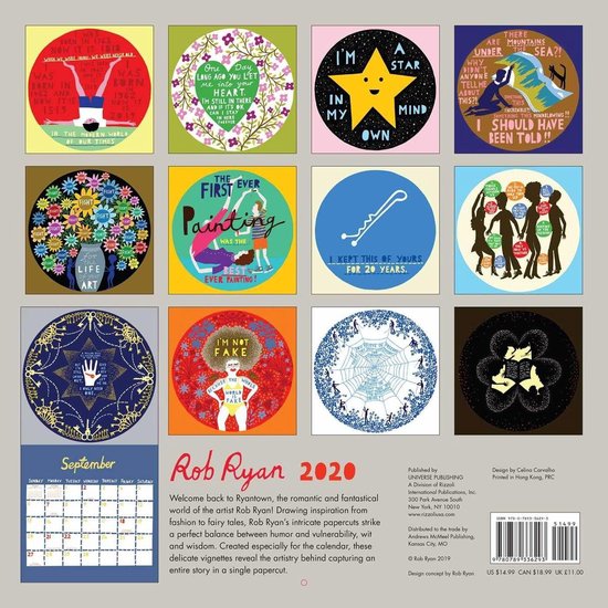 Rob Ryan Kalender 2020 | bol.com