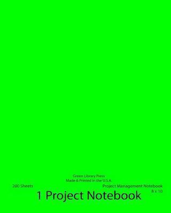 Project Management Notebook | 9781533151483 | Green Library Press ...