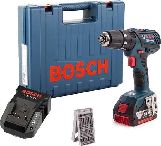 Gsb 18 2 Li Plus Professional Accuklopboorschroevendraaier 18v 1x 4