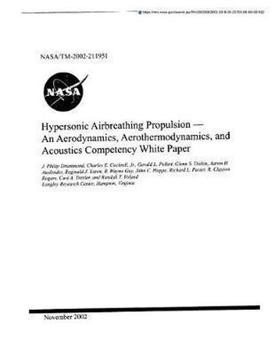 Hypersonic Airbreathing Propulsion | 9781720575573 | National ...