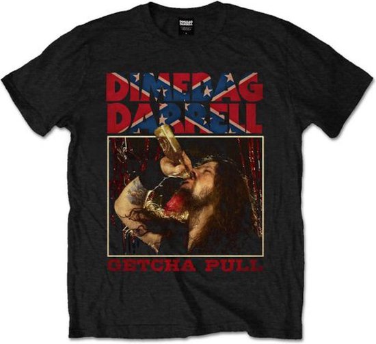 Dimebag Darrell Heren Tshirt -S- Getcha Pull Zwart | bol.com