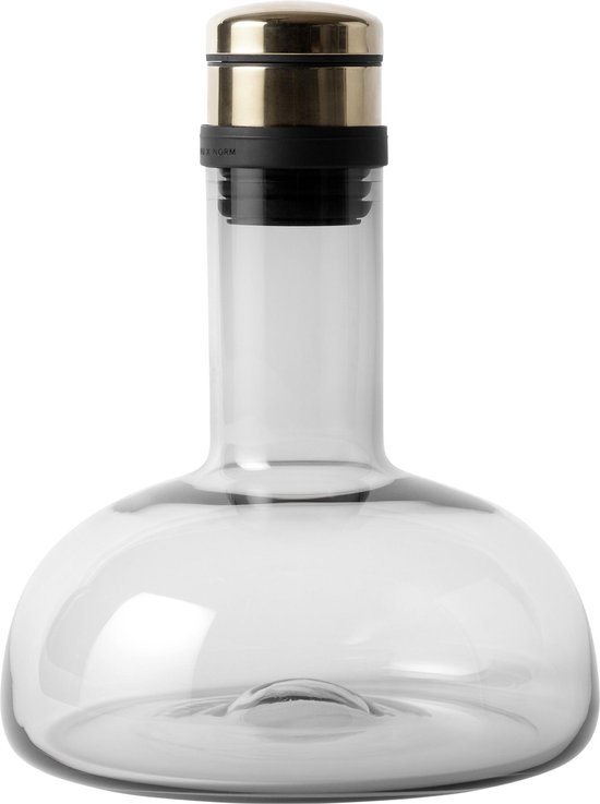 Menu Wine Breather Decanter - Handgeblazen glas - H 22 x Ø 16,5 cm | bol